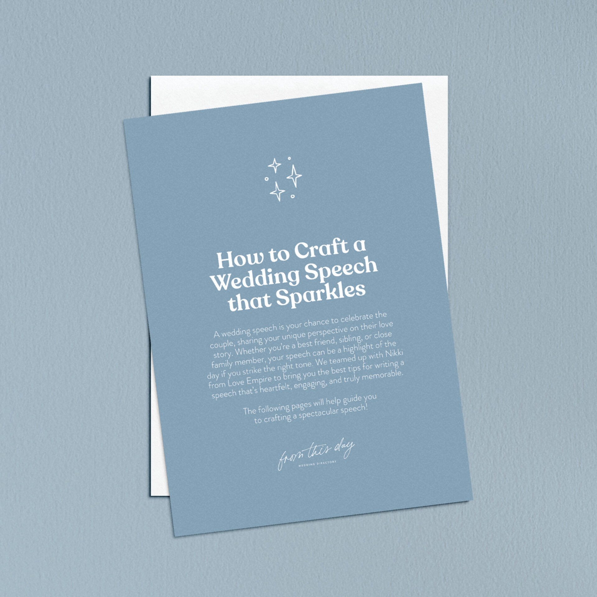 Speech Writing Guide - From This Day